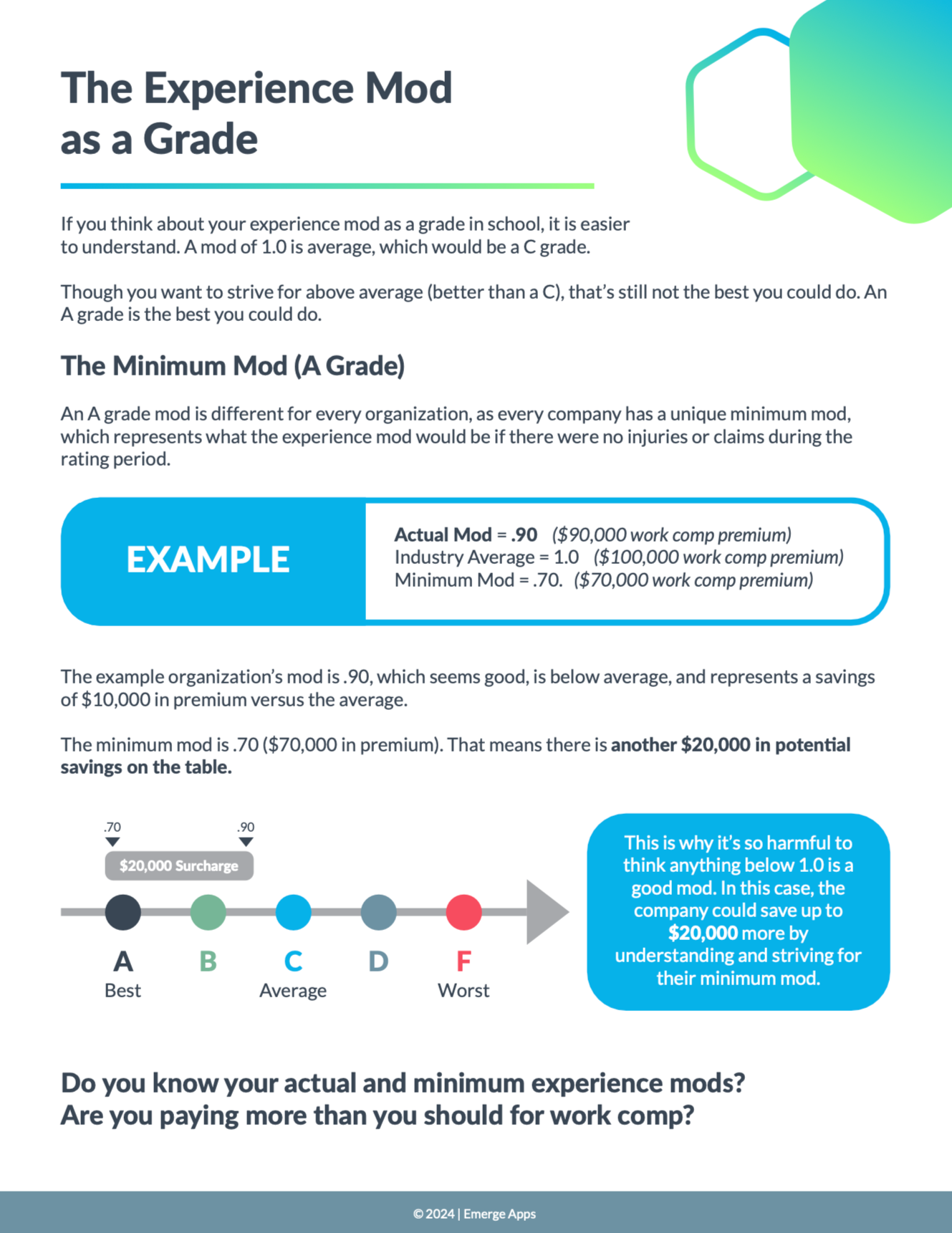 Myth-Busting the Workers’ Comp Experience Mod: Interpreting Your Mod